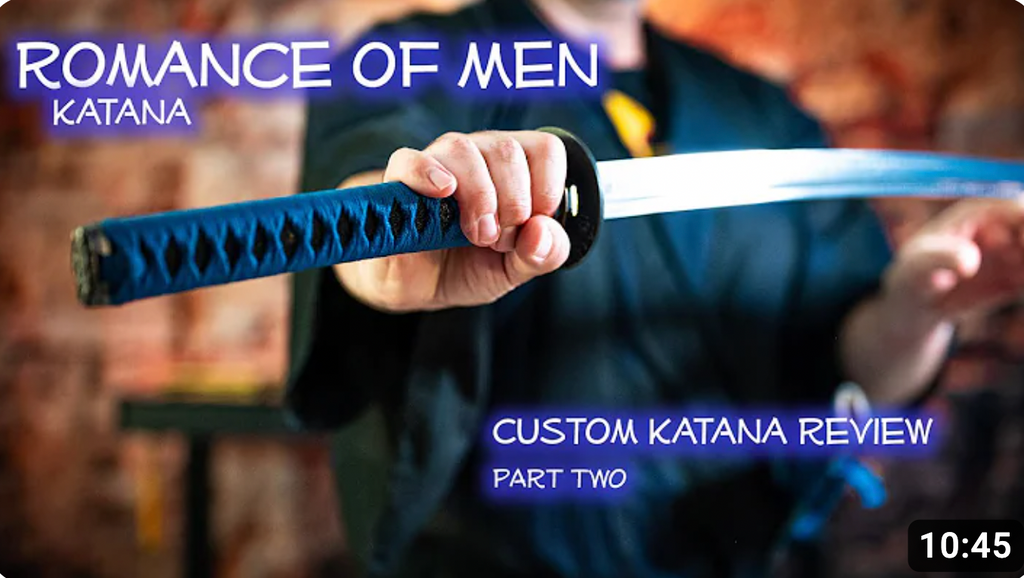 The Fukyo Katana Spring Steel Double Bohi Razor Sharp