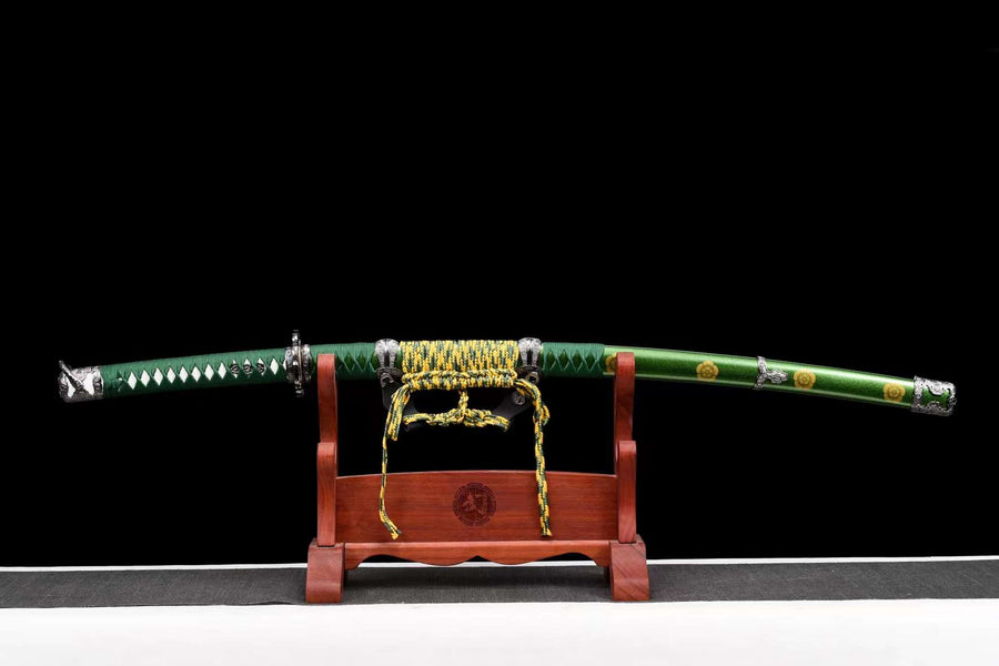 Green Color Swords For Sale. Handmade High quality battle ready